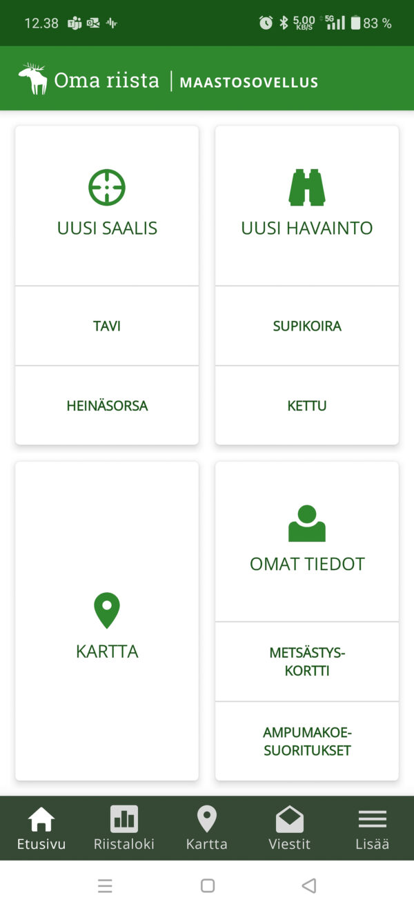 Tärkeää muistaa – Riistainfo